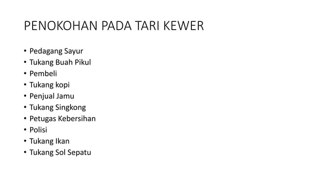 TARI KEWER - KEWER modifikasi dari sekolah | PPT