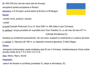 Tarile Vecin Romaniei - I | PPT