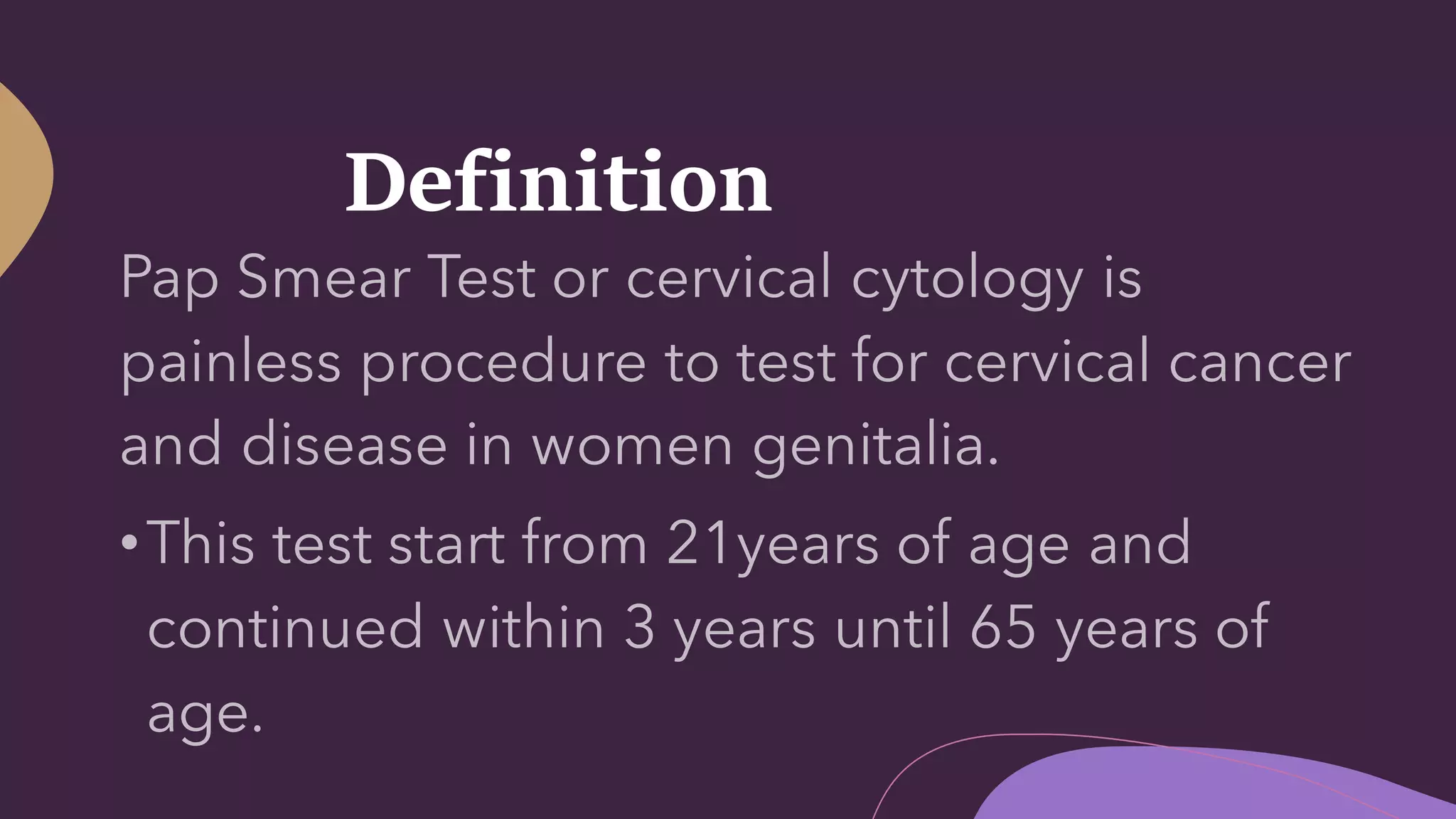 Pap smear test and biopsy of cervix. | PDF | Medical Tests | Medical Health