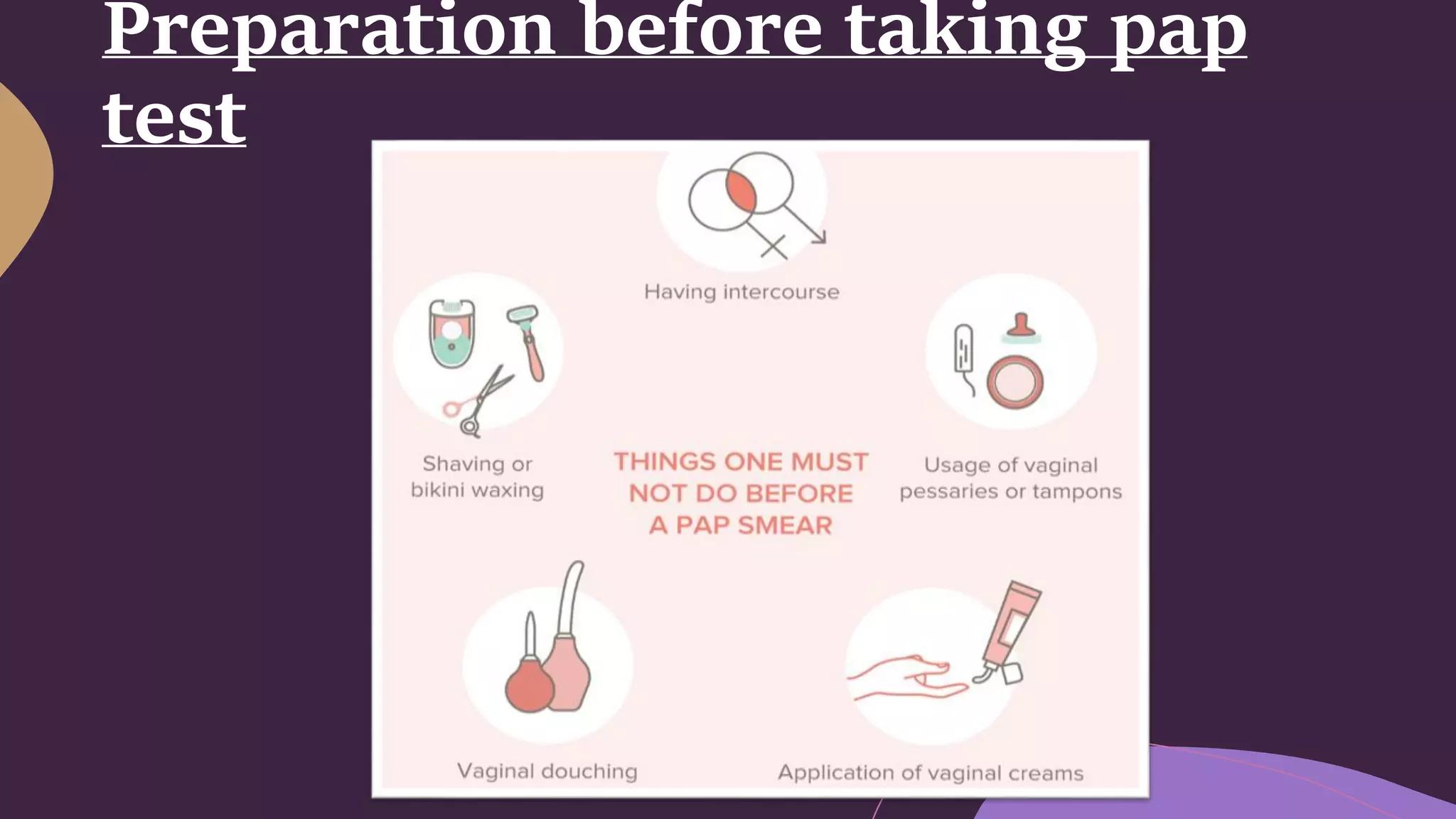 Pap smear test and biopsy of cervix. | PDF