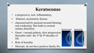 Corneal Diseases / abnormalities | PPTX