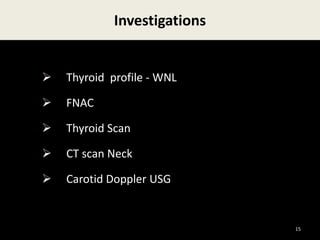 papillary thyroid carcinoma ppt | PPTX