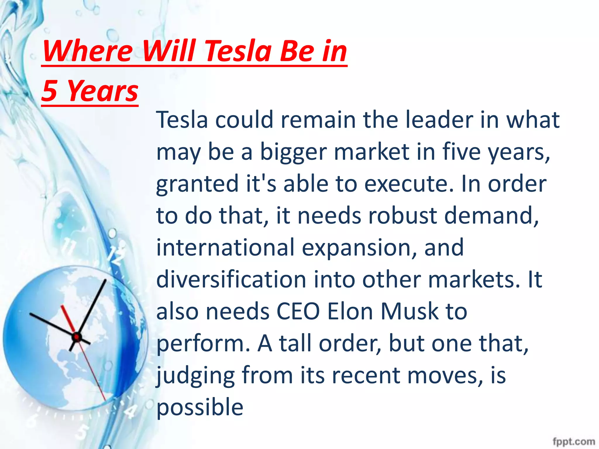 Tesla Motor (Future Perspective) PowerPoint | PPTX