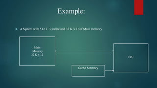Cache memoy designed by Mohd Tariq | PPTX