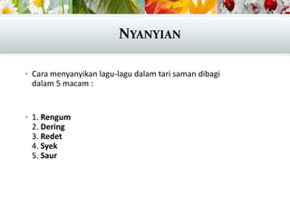 Tari saman | PPTX