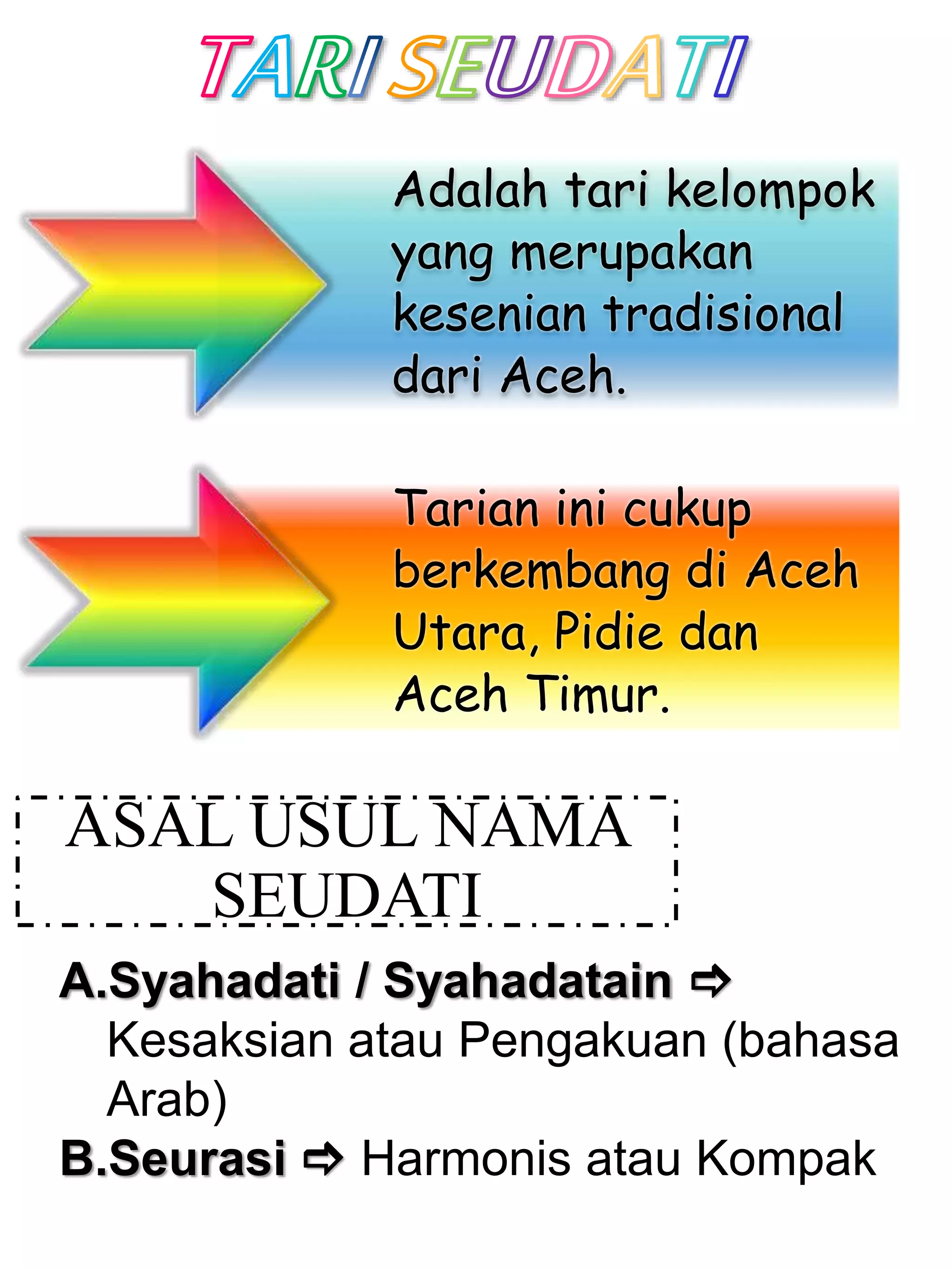 PPT Tari Seudati | PPTX