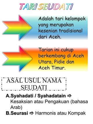 PPT Tari Seudati | PPTX