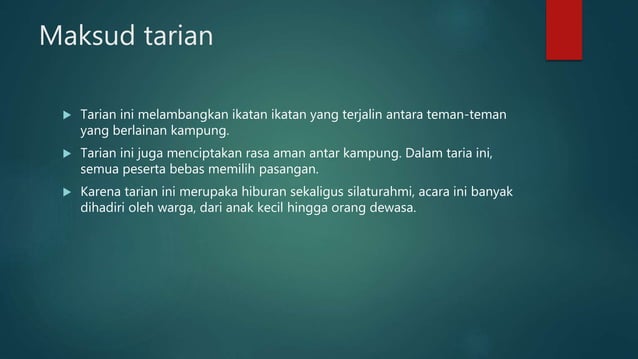 Seni budaya Tari Tandak | PPT