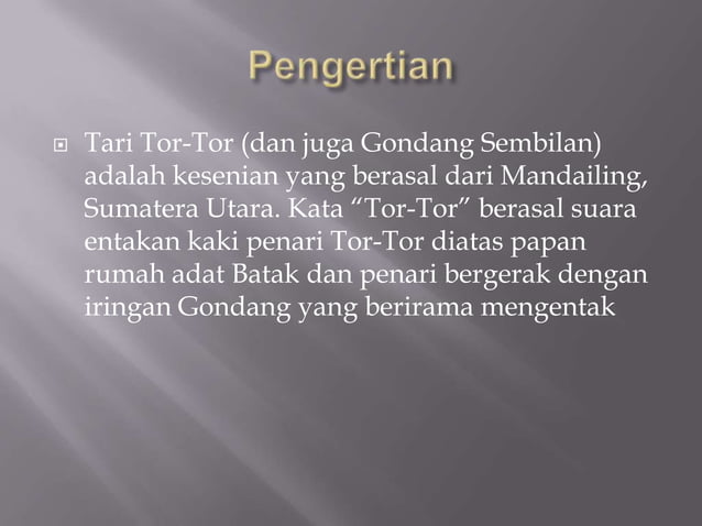 Tari tor tor | PPTX
