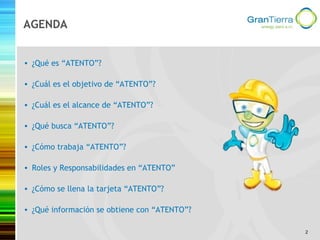 Tarjetas atento gtep | PPT