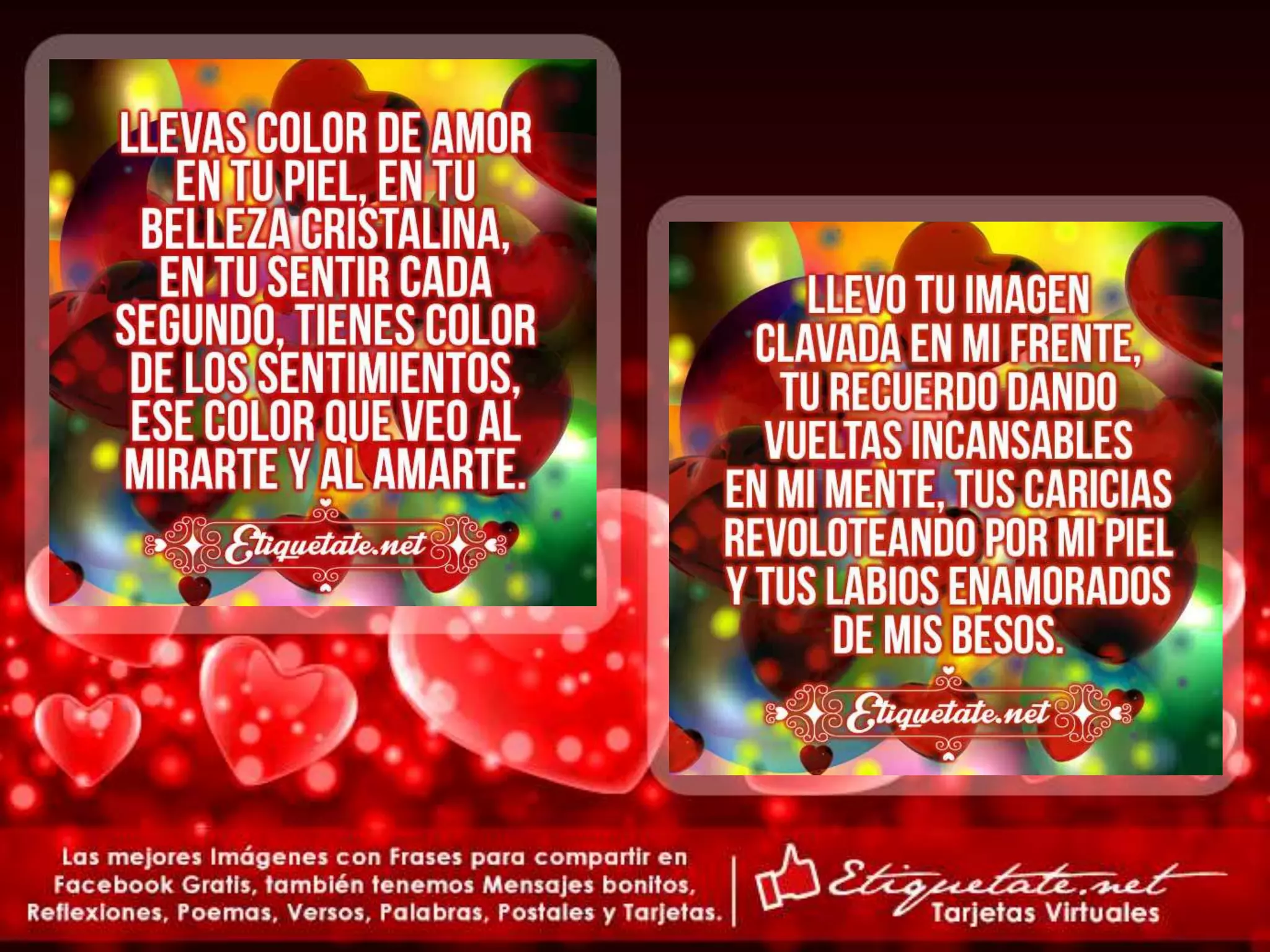 Tarjetas con frases románticas de amor | Etiquetate.net | Dating ...