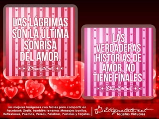 Tarjetas con frases románticas de amor | Etiquetate.net