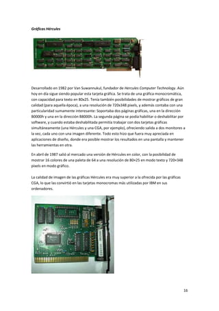 Tarjetas graficas | DOCX