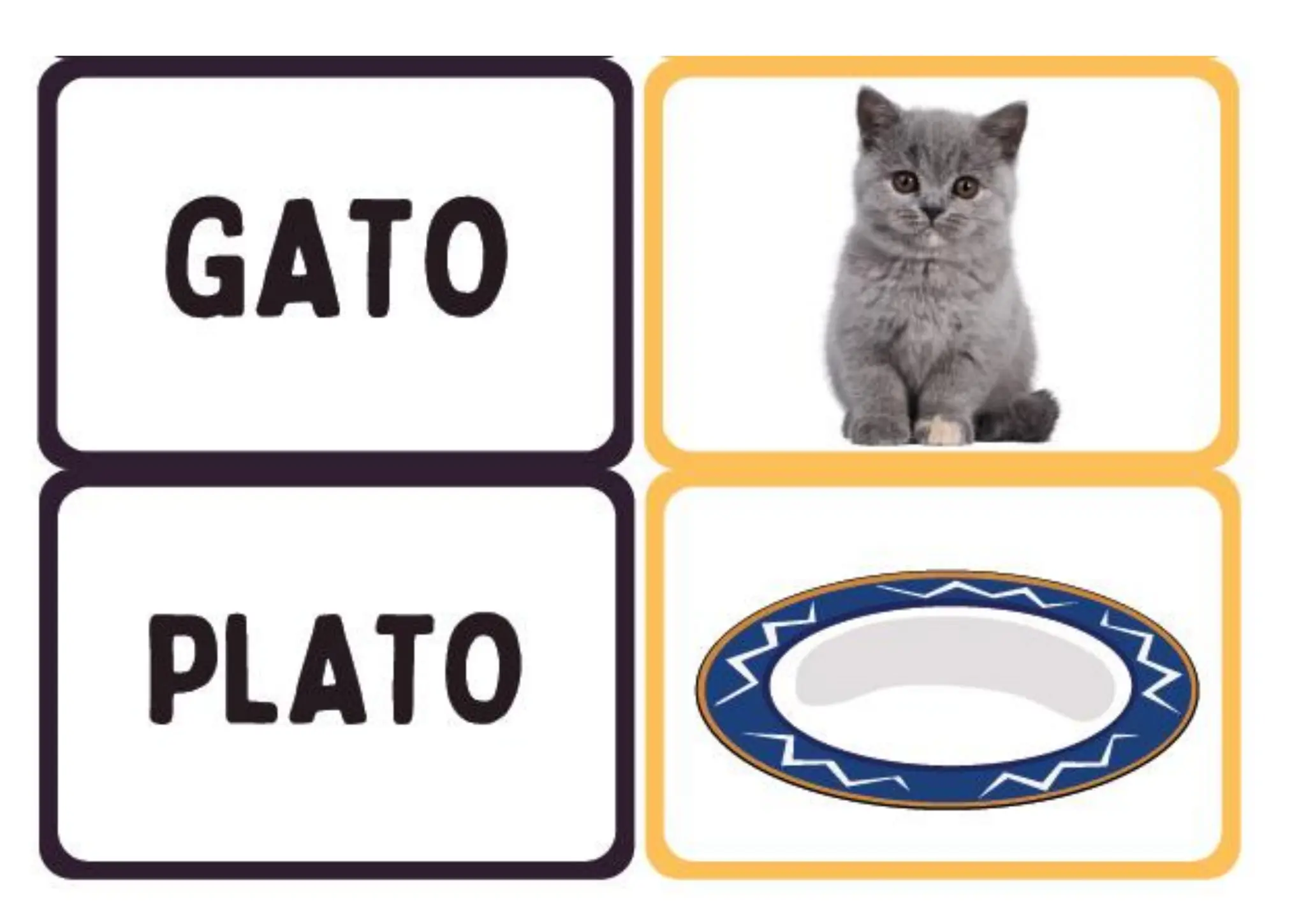 TARJETAS IMPRIMIR para el trabajo de conciencia fonologica | PDF