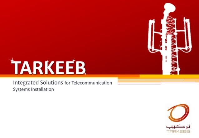 Tarkeeb Company Presentation | PPTX | Telecommunications Industry ...
