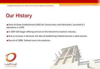 Tarkeeb Company Presentation | PPTX