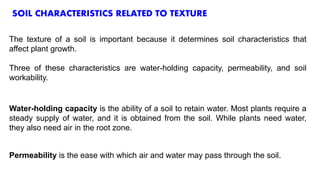 Determination of Soil Type by Ternary Diagram textural plotting | PPTX