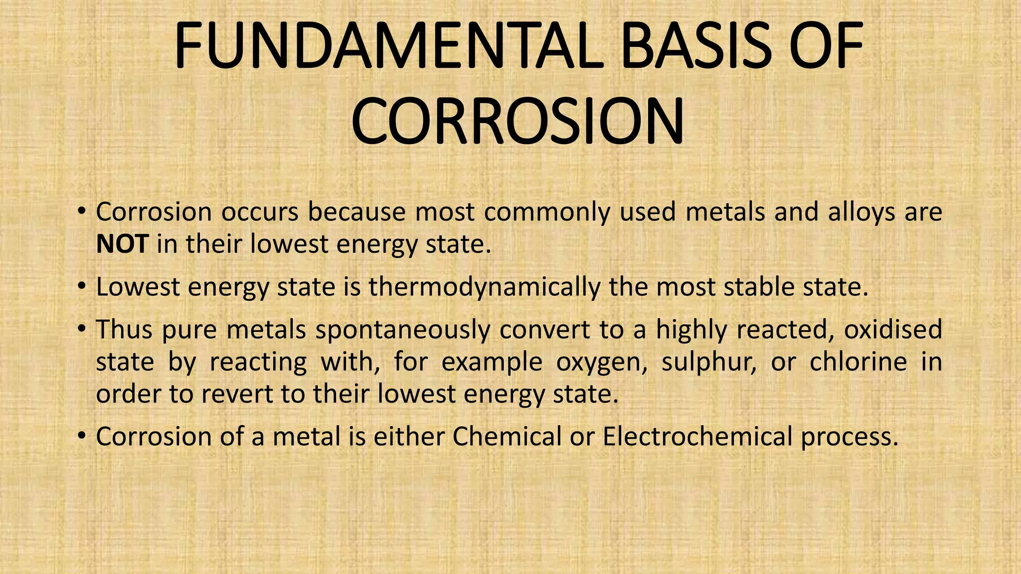 Tarnish and corrosion | PPTX