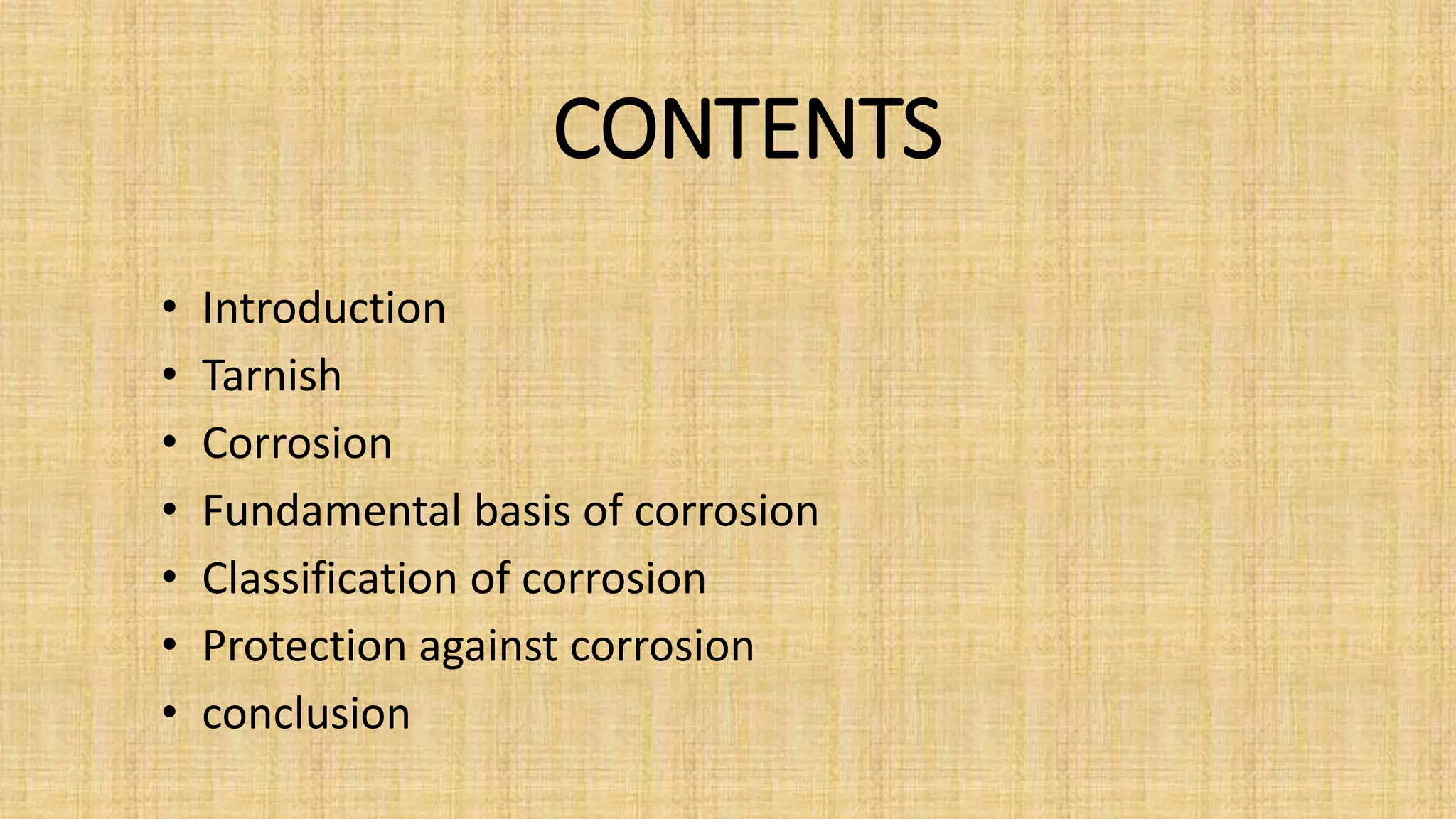 Tarnish and corrosion | PPTX