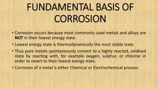 Tarnish and corrosion | PPTX