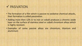 Tarnish and corrosion | PPTX