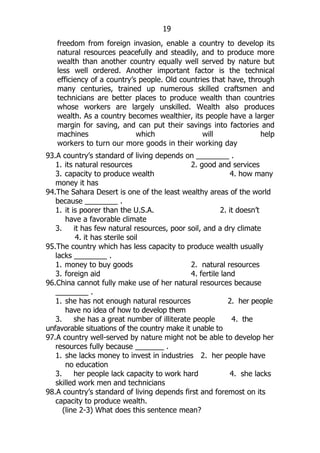 ข้อสอบภาษาอังกฤษ Taro 47 | DOC