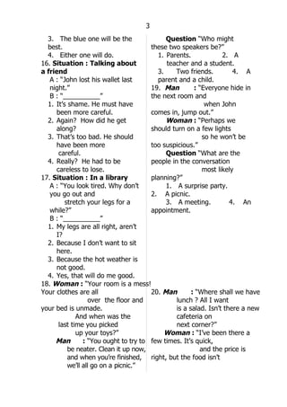 ข้อสอบภาษาอังกฤษ Taro 47 | DOC