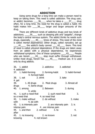 ข้อสอบภาษาอังกฤษ Taro 47 | DOC