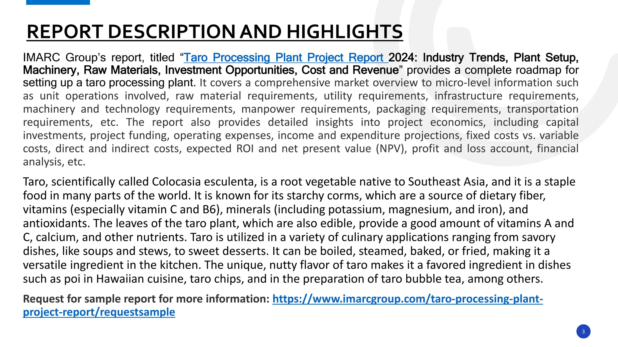 Taro Processing Plant Project Report.pptx