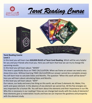 Tarot card reading classes | PDF