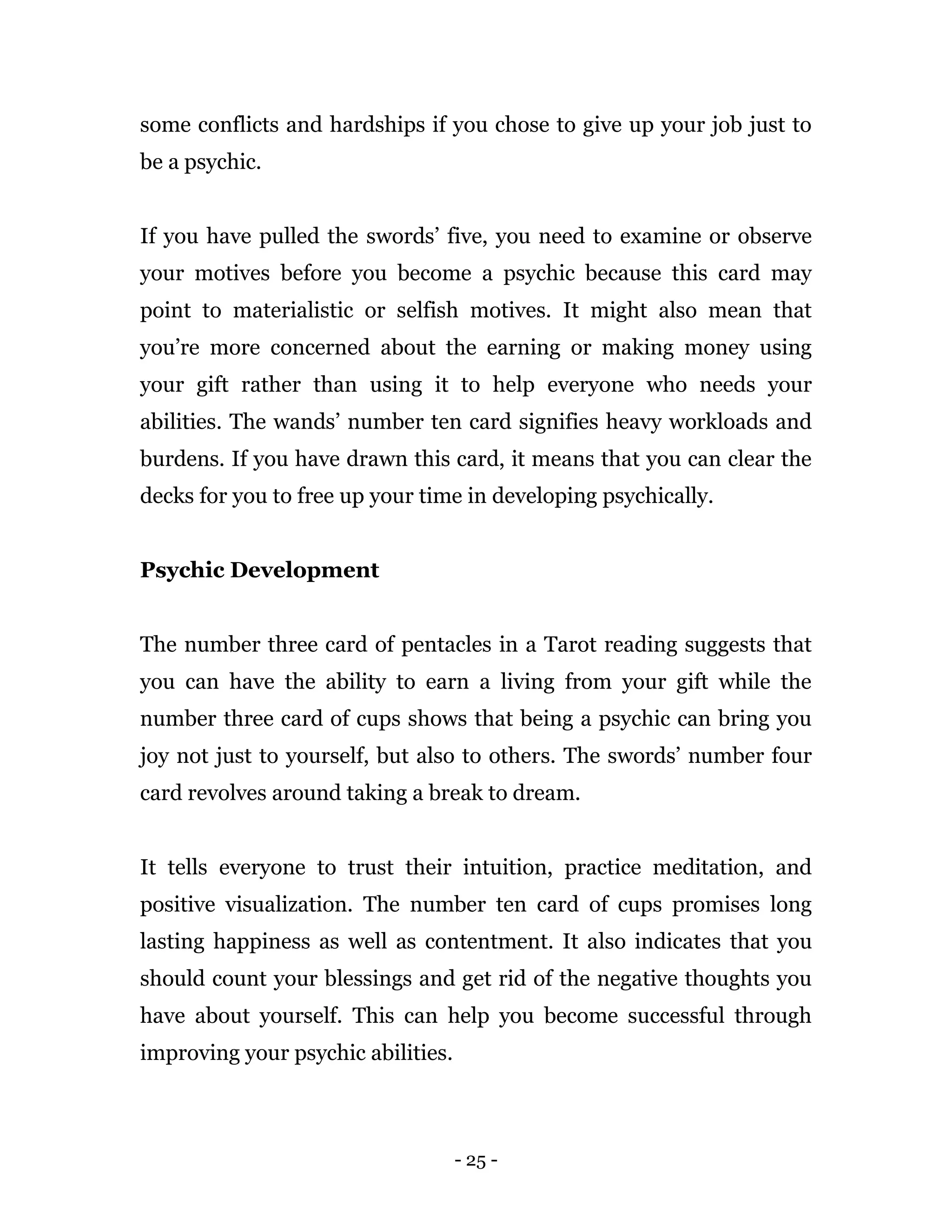 Tarot card readings and your destiny | PDF