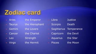 Tarot profiles | PPT