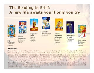 Tarot Reading Sample 1 | PDF