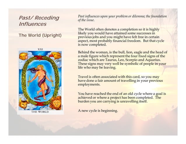 Tarot Reading Sample 1 | PDF
