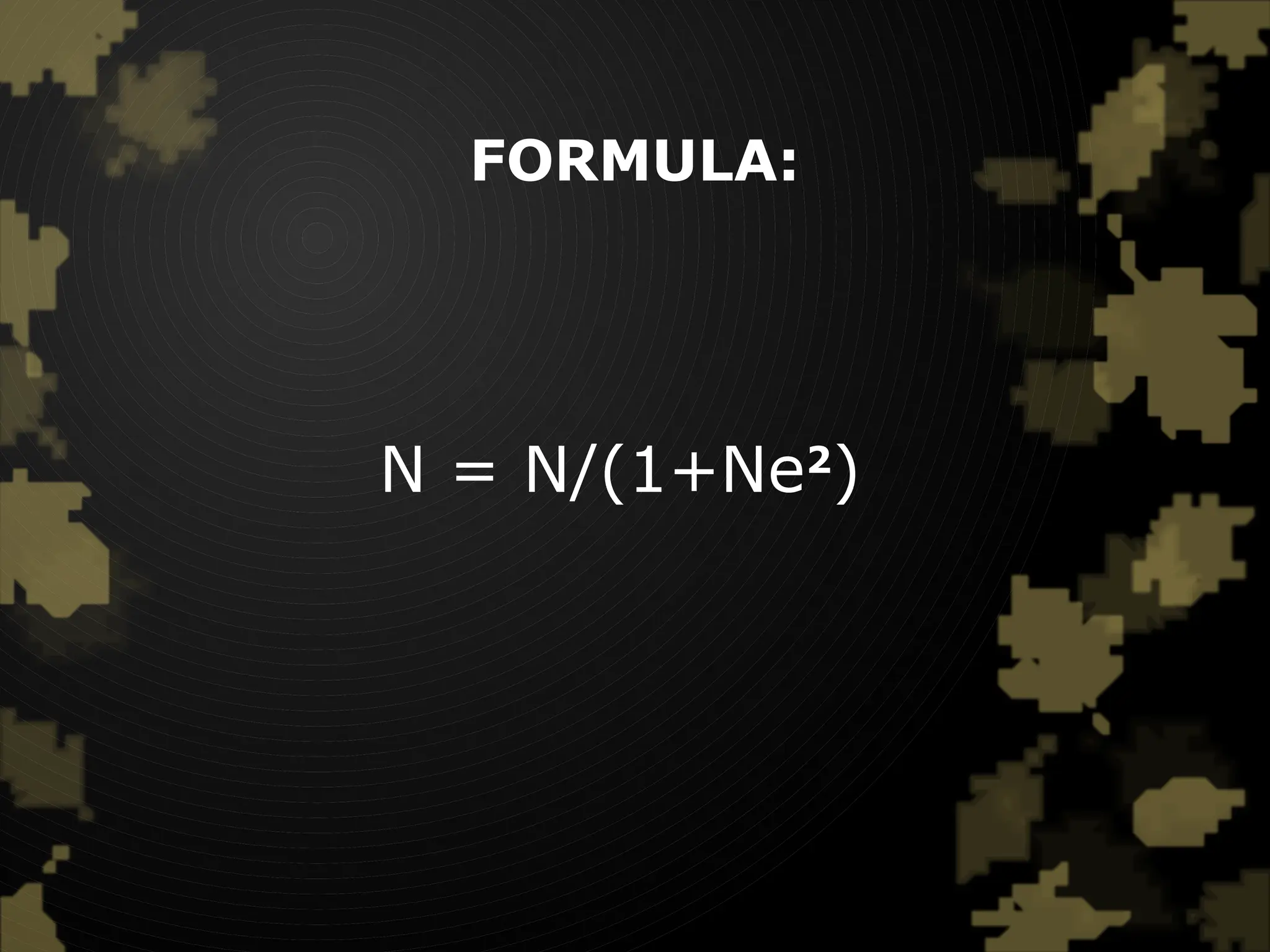 TARO YAMANE’S FORMULA in Statistics Report.pptx