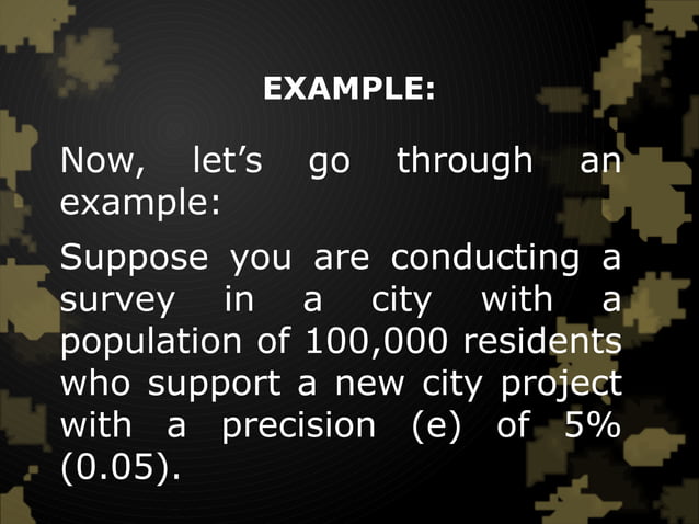 TARO YAMANE’S FORMULA in Statistics Report.pptx