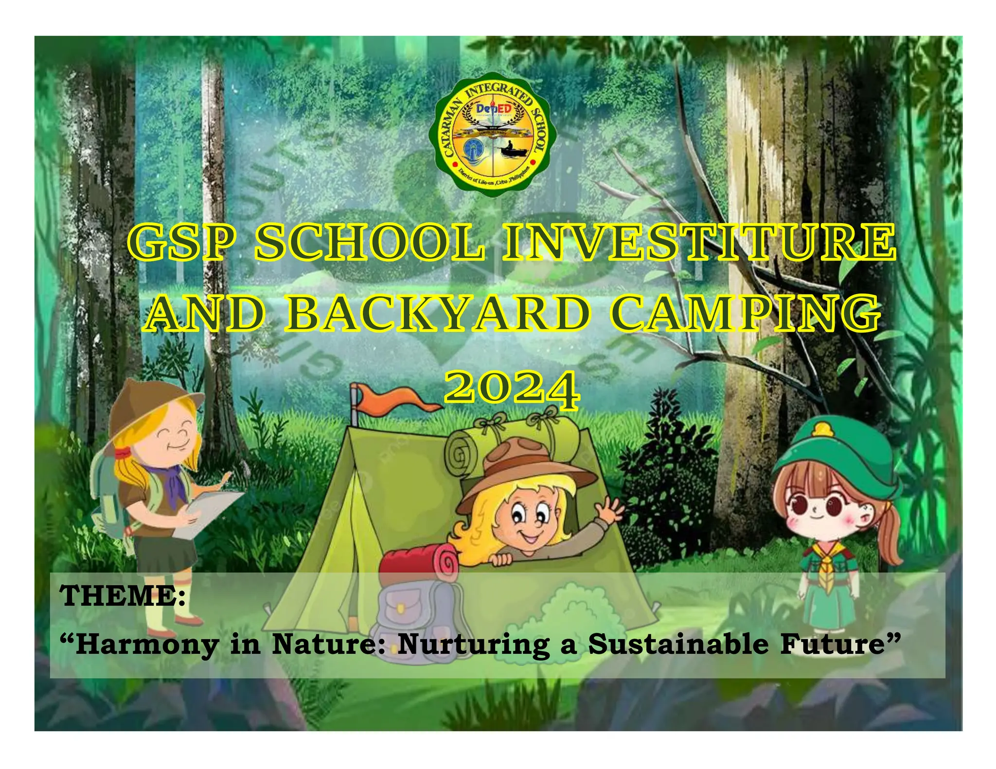tarp Girl Scout Investiture and back yard camping | DOCX
