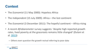 Development and Poverty in the Sub-Saharan and Northern Africa | PPT
