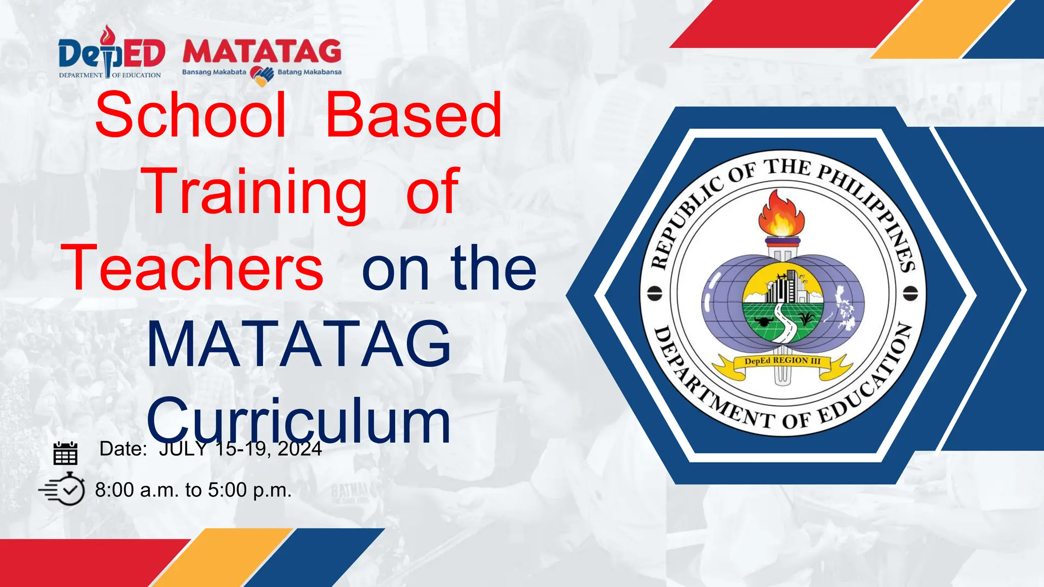 A sample tarpaulin that can be sued in a training | PPTX