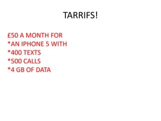 Tarrifs! | PPTX