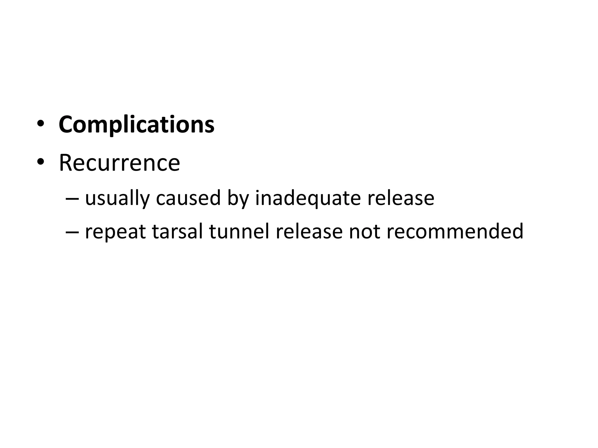 Tarsal tunnel syndrome | PPTX