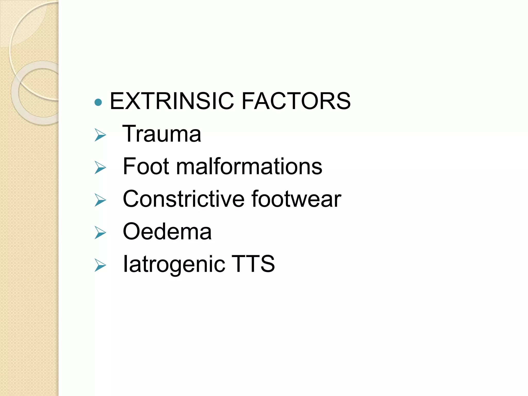 Tarsal tunnel syndrome | PPTX