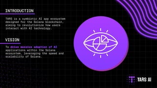 Tars Token AI Best Solana AI Token In Crypto | PPT