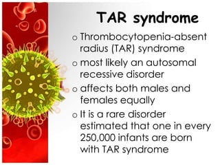 Tar syndrome group 6 | PPT