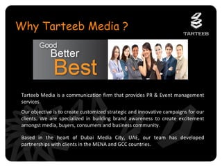 Tarteeb - Company Profile | PDF