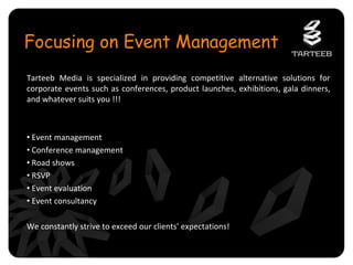 Tarteeb - Company Profile | PDF