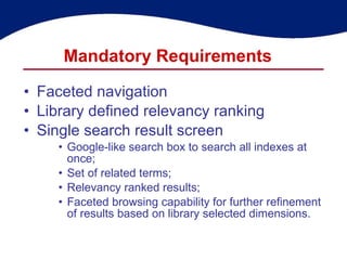 Implementing AquaBrowser | PPT