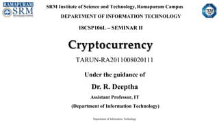 Cryptocurrency | PPTX