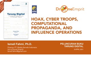 Hoax, Cyber Troops, Computational Propaganda, and Influence Operations ...