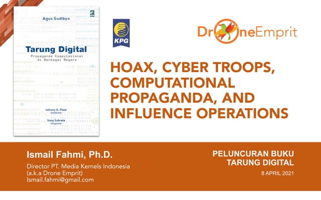 Hoax, Cyber Troops, Computational Propaganda, and Influence Operations ...